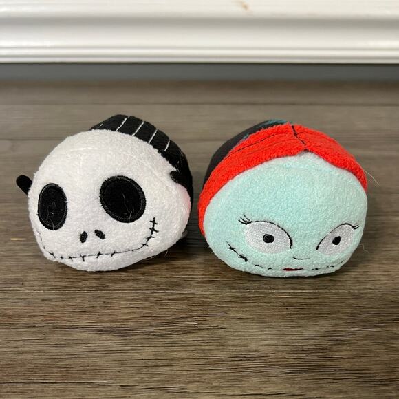 Disney | Toys | Disney Tsum Tsum Nbc Jack Sally Plush Set | Poshmark